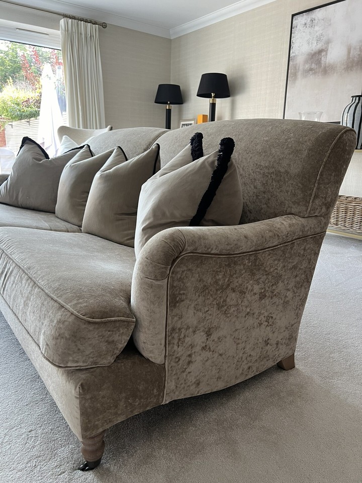 Neptune Olivia Sofa (x2) & FStool- Recently Reupholstered To Excellent Condition | eBay UK
