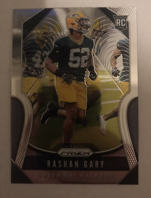 2019 Panini Prizm Football Rashan Gary Rookie Card Green Bay Packers ...