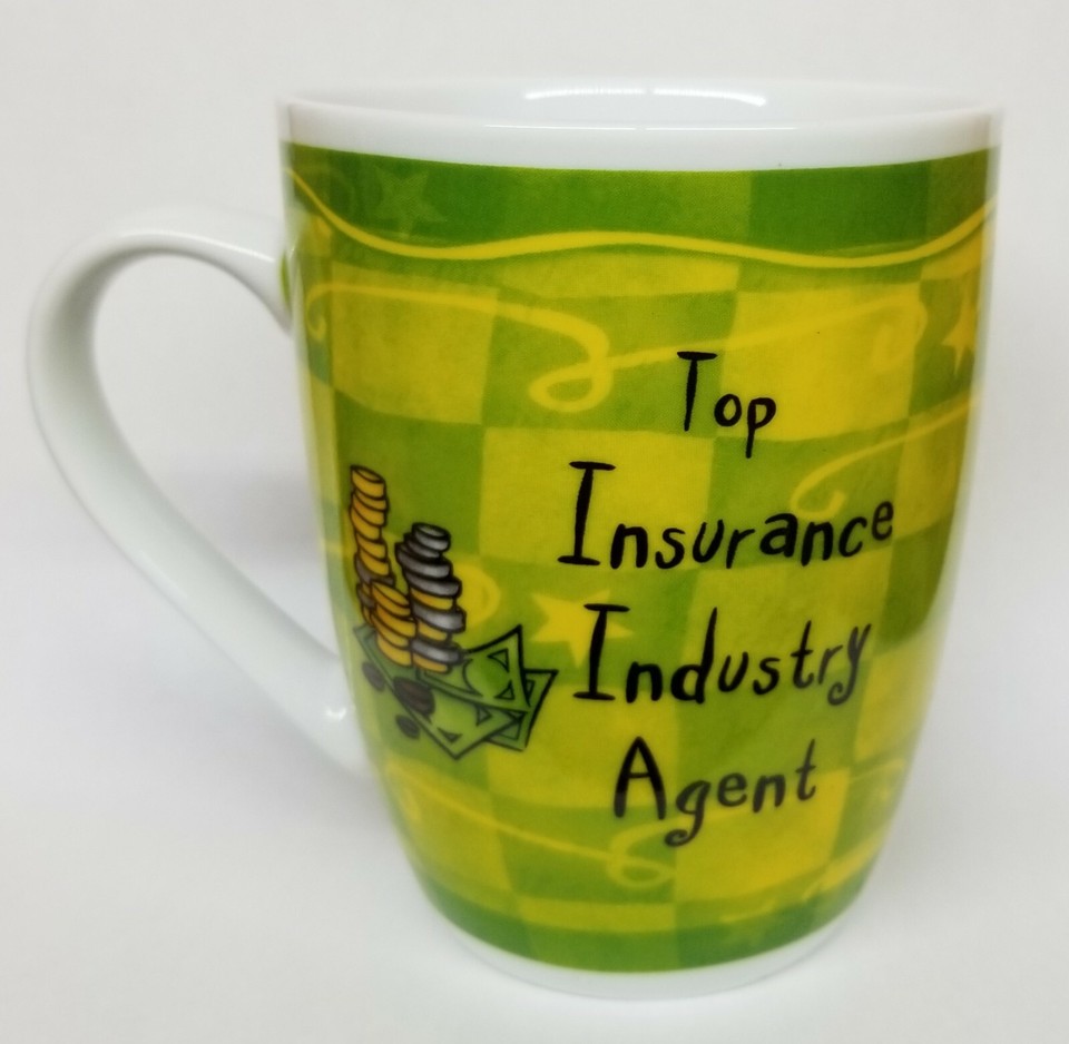 H&H Top INSURANCE AGENT Coffee Cup History & Heraldry Mug - It's Only a ...