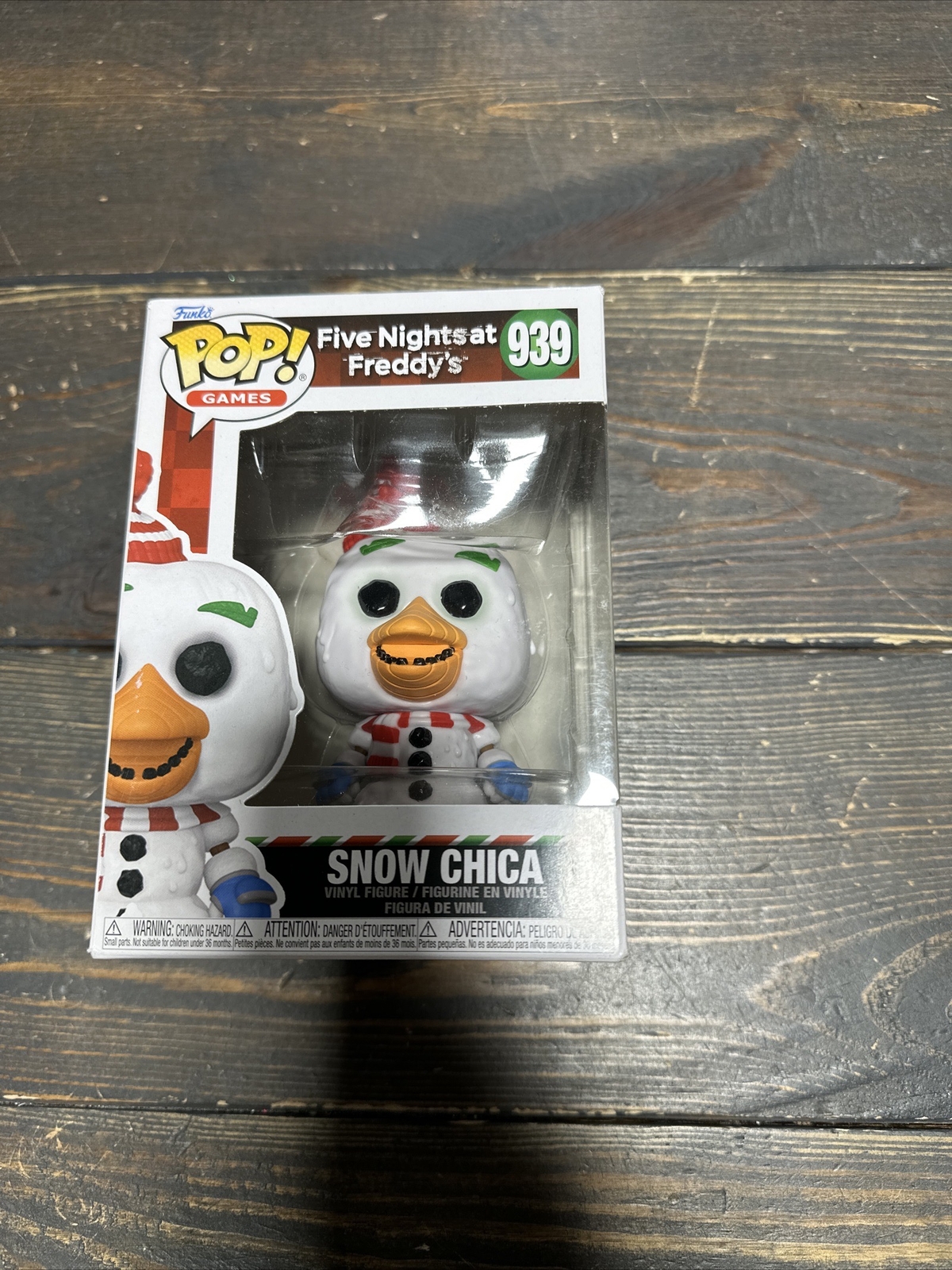 Funko Pop! Five Nights at Freddy's Holiday Snow Chica Pop! Figure #939 ...