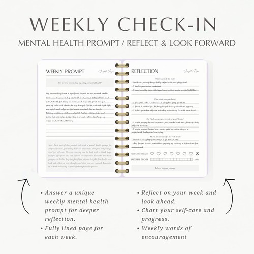 LIFTINSPIRE CO. FINDING BALANCE A 100-DAY Mental Health Journal – Daily ...