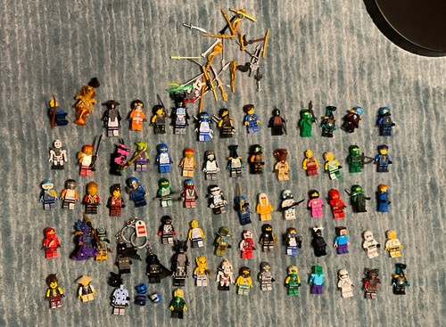 Lego Minfigure Lot Of 67 | Ninjago, City, And Star Wars | Authentic ...
