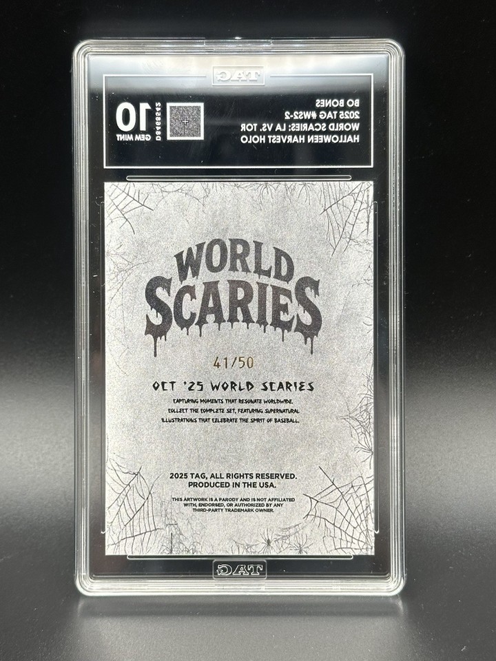 Bo Bichette 'Bo Bones' 🦴• 2025 World Scaries Tag 10 Halloween Harvest ...