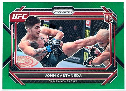 JOHN CASTANEDA 2023 Prizm UFC Green Rookie RC | eBay