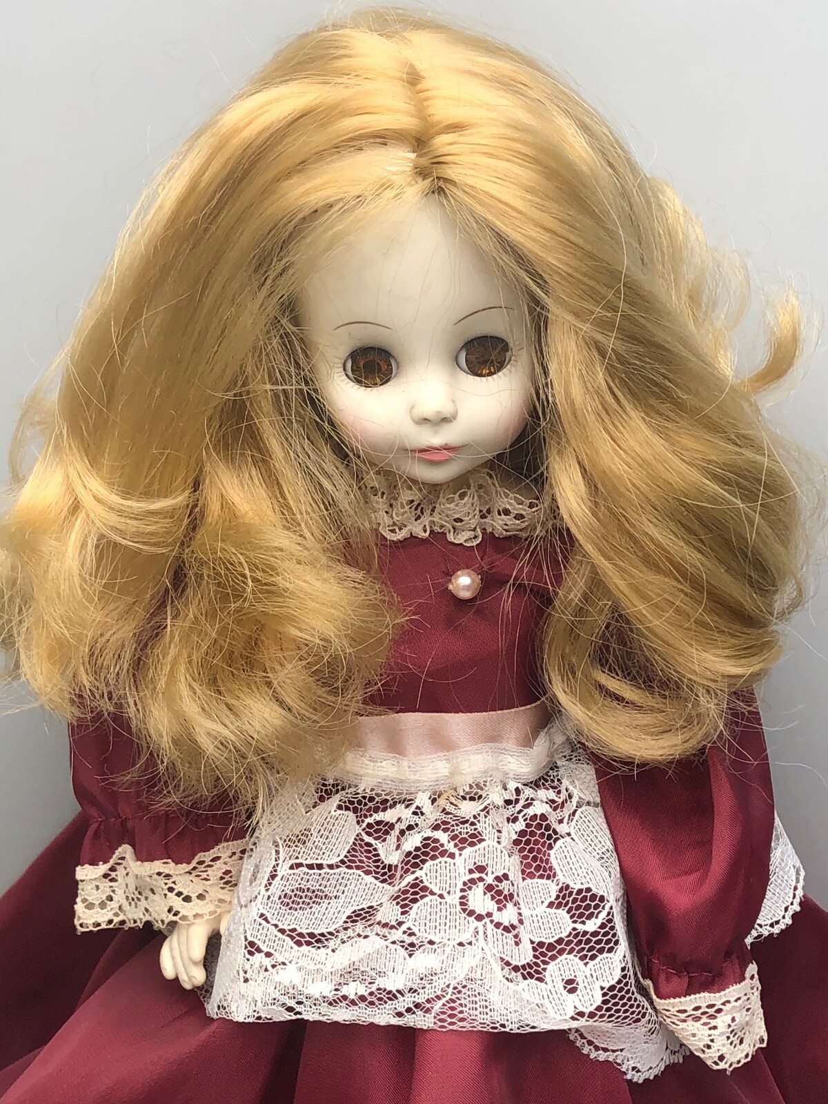 1970 Horseman 14" Doll Vinyl Blonde Rooted Hair # 14 Sleep Eyes Posable ...
