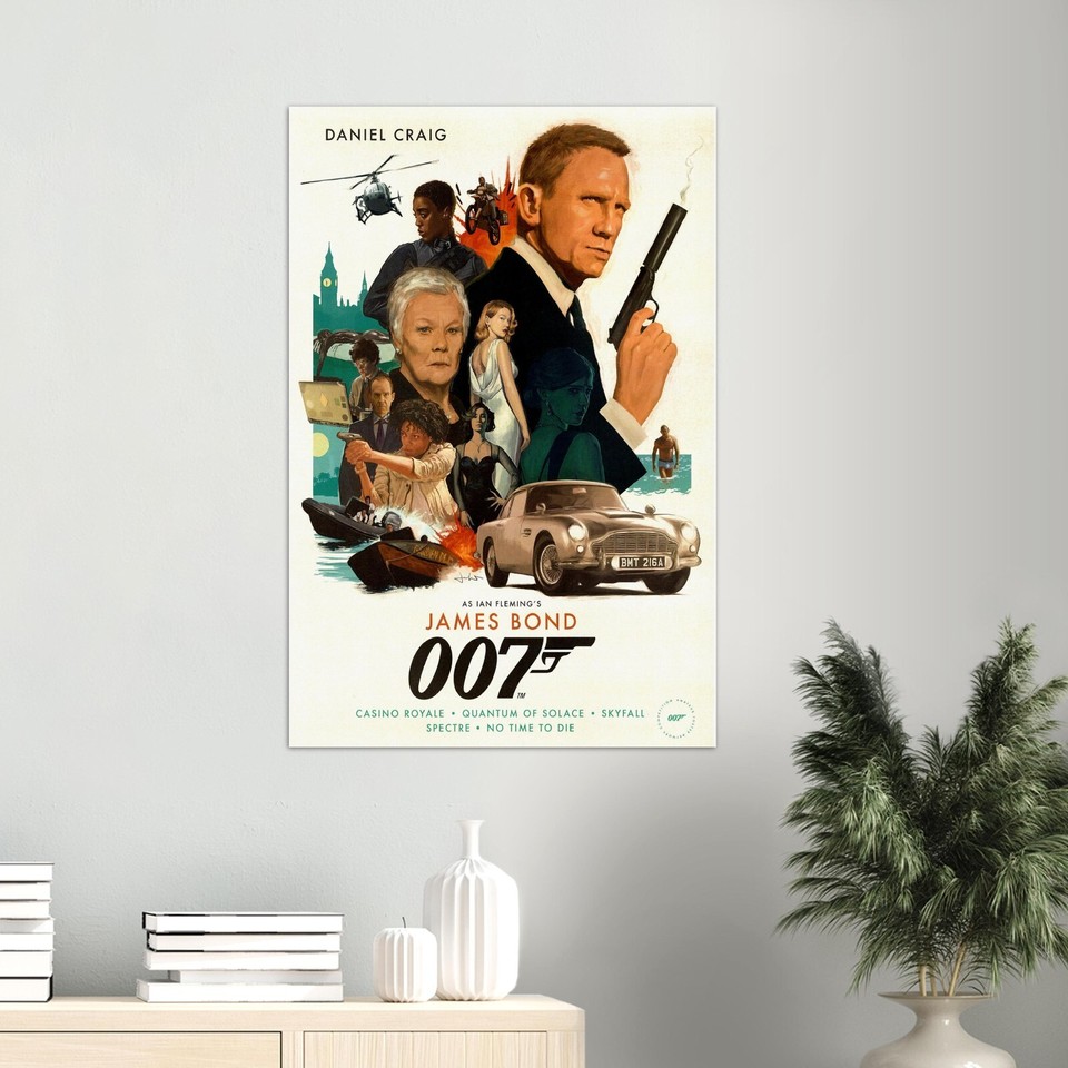 Bond 007 Poster - Daniel Craig Era #2 | eBay