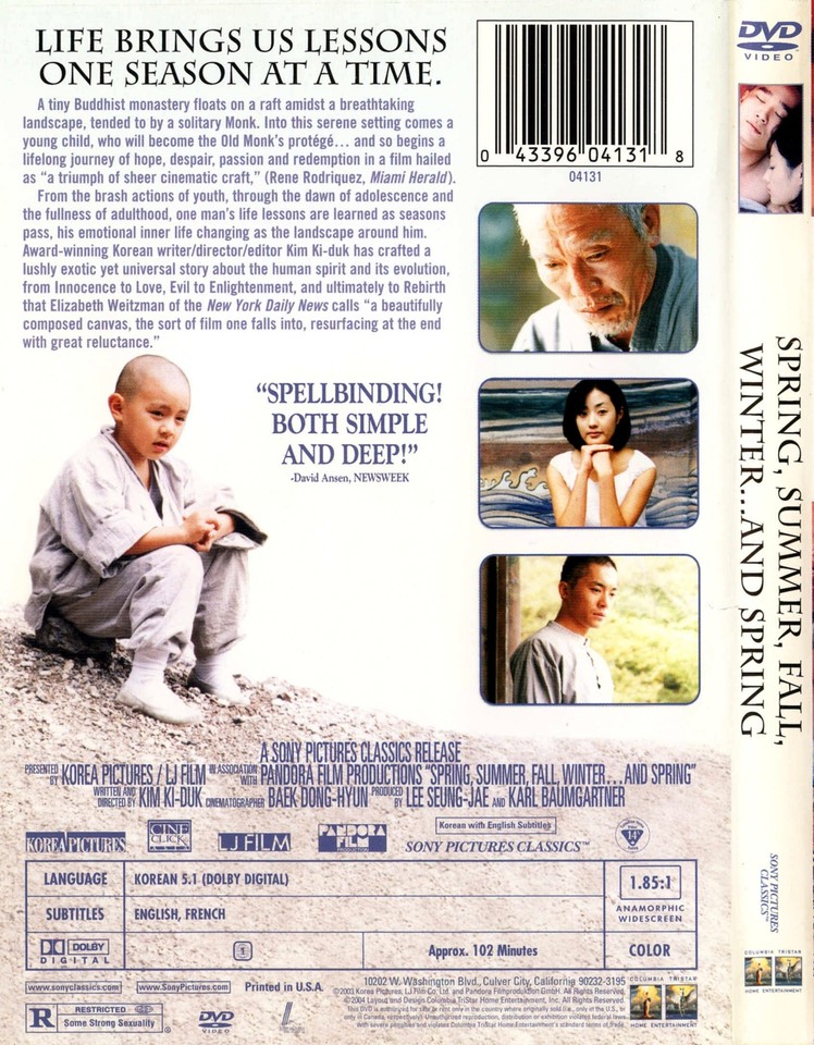 Spring, Summer, Fall, Winter... and Spring DVD | eBay