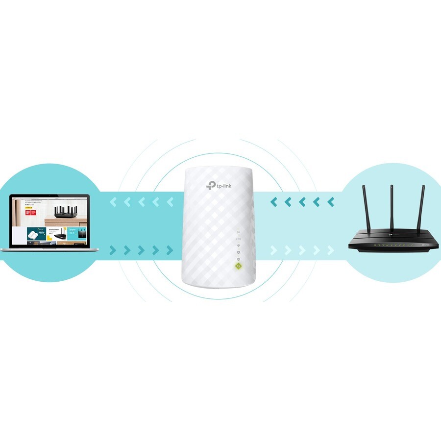 TP-Link RE220 - Dual Band IEEE 802.11ac 750 Mbit/s Wireless Range ...