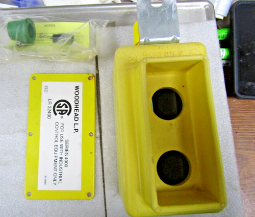 NEW WOODHEAD SERIES 4000 LR 32400 2 HOLE SAFEWAY PENDANT PUSH BUTTON ...