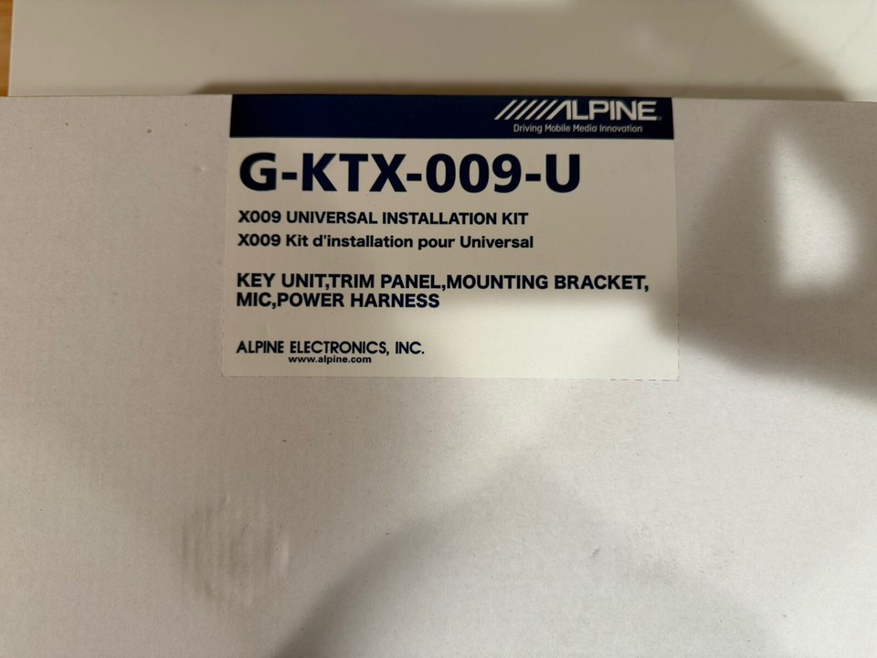 ALPINE X009-U 9" AUDIO / VIDEO NAVIGATION SYSTEM Universal INSTALL ...