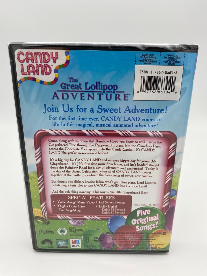 Candy Land - The Great Lollipop Adventure (DVD, 2005) 97368863040| eBay