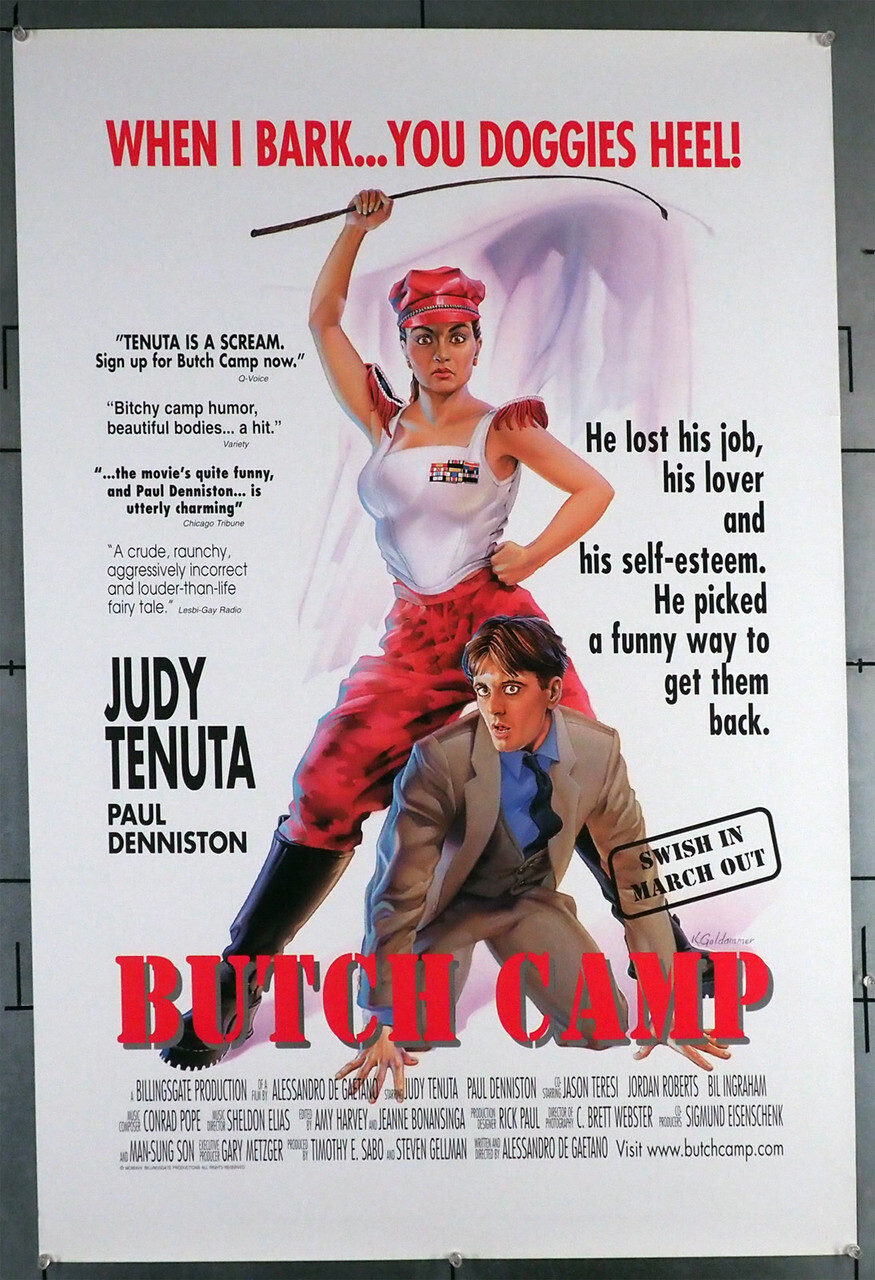 BUTCH CAMP (1996) 31078 Movie Poster (27x41) LGBTQ Film Comedy Judy ...