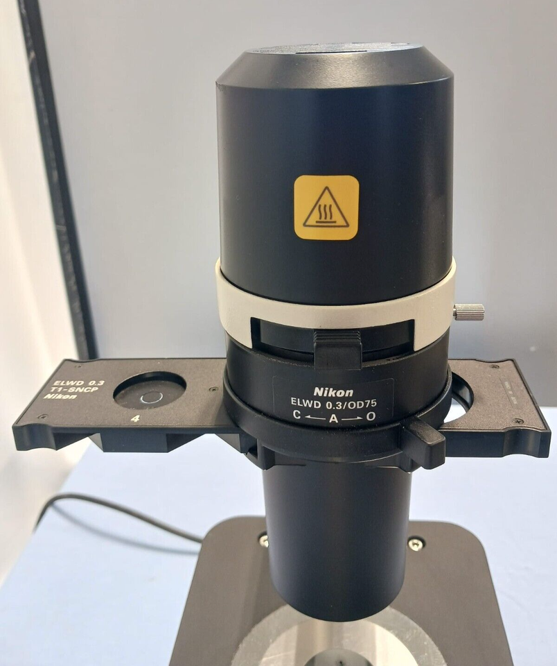 Nikon Eclipse TS100 Inverted Phase Contrast Binocular Microscope w ...