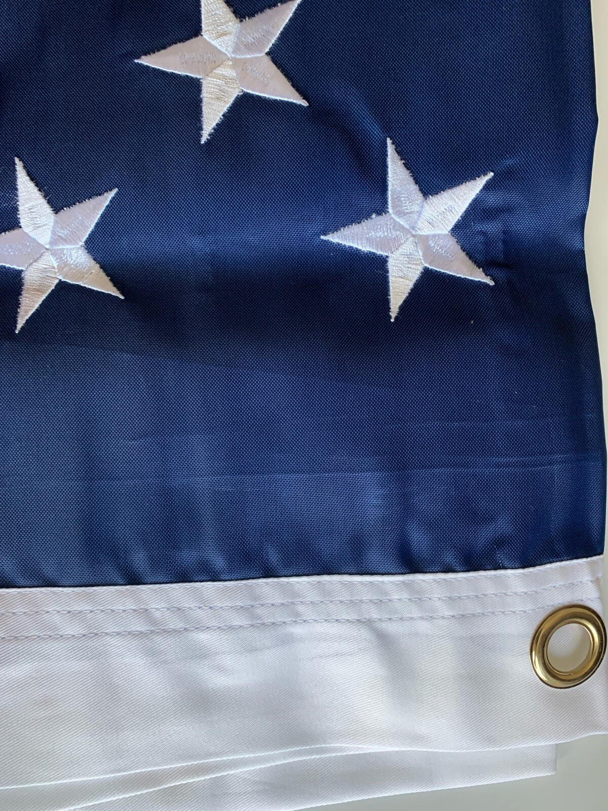 American US Flag 300D Heavy Duty Nylon 3x5 4x6 2.5x4 2x3ft Embroidered ...