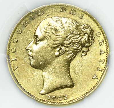 VERY RARE QUEEN VICTORIA 1842 GOLD SOVEREIGN... | eBay UK