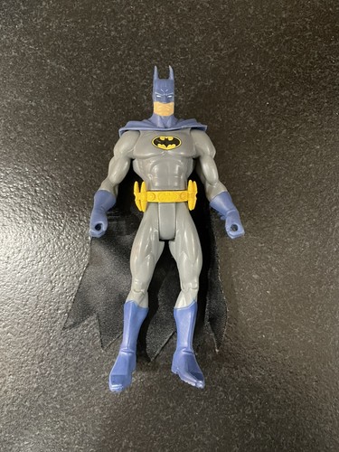 Dc comics batman classic blue grey 6" action figure (s03) 2003 utility ...