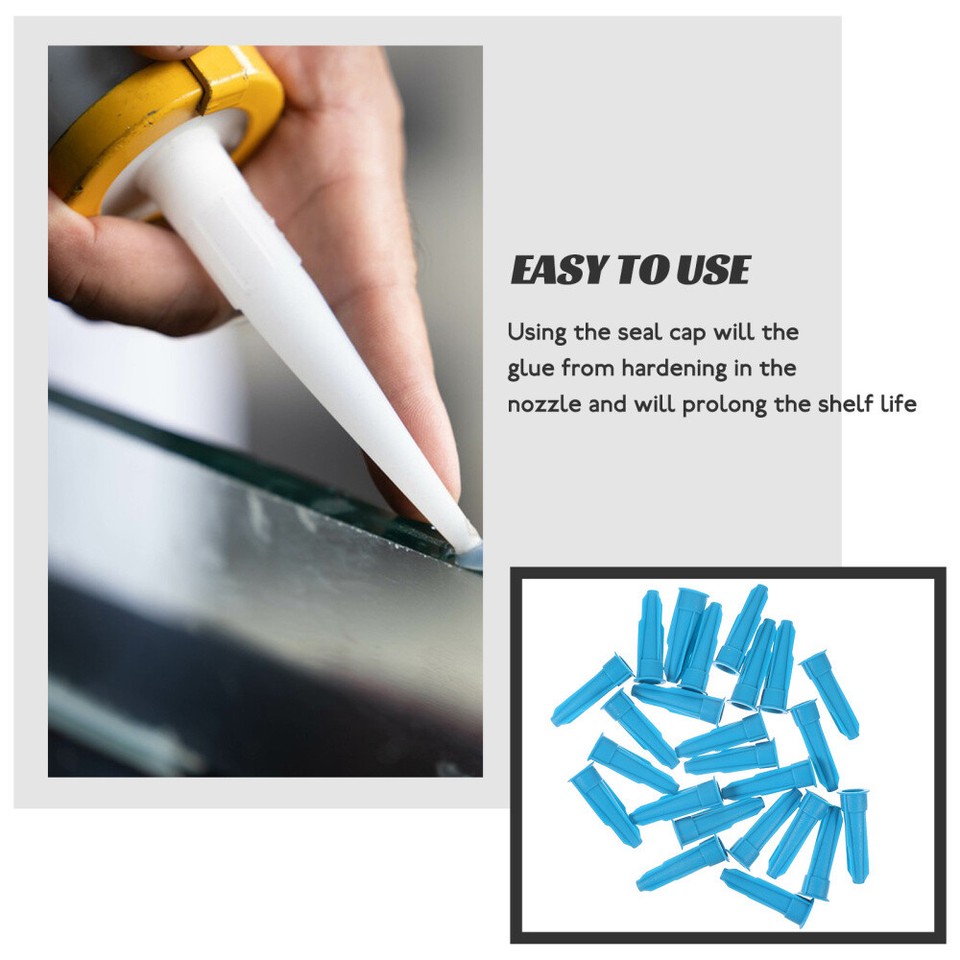 24pcs Caulk Tube Stoppers Caulk Covers Saver Caulking Tips Caulking ...