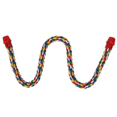 Bird Climbing Cotton Rope Comfy Perch Parrot Spiral Toys Bungee For ...