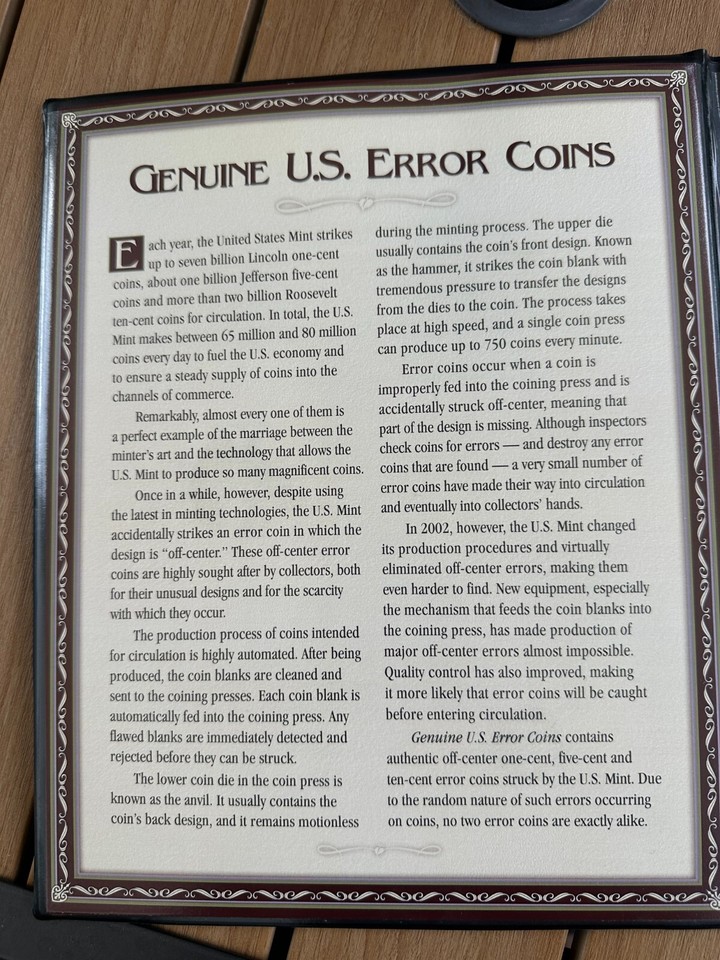 Genuine US Error Coins from PCS Stamps & Coins | eBay