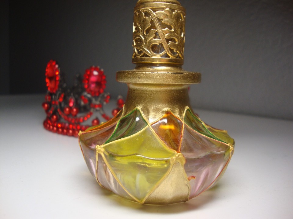 Unique Multicolored Harlequin Perfume Bottle - Harlequin Mask Cap | eBay