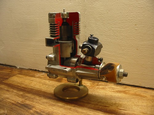 HP 61 VINTAGE MODEL AIRCRAFT ENGINE SECTIONED | eBay UK