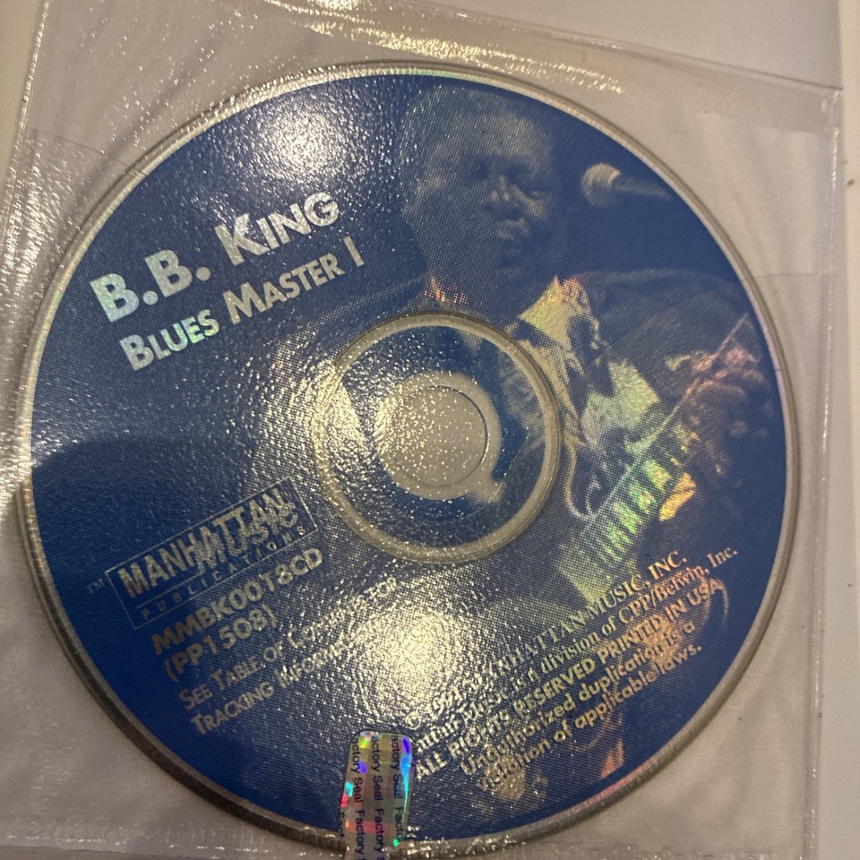 BB King Blues Master 1 Manhattan Music Book | eBay