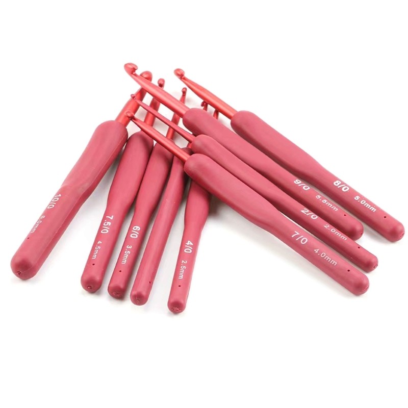9pcs Crochet Hooks Set Knitting Crochet Supplies for Beginners 2-6mm ...