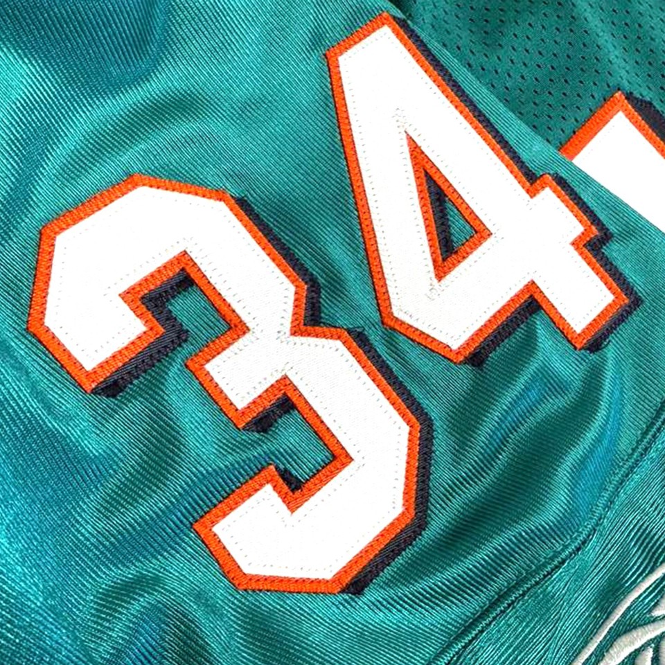 Ricky Williams Reebok Miami Dolphins NFL Authentic On-Field EQT Home ...