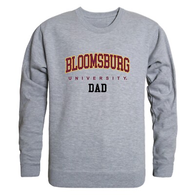 Bloomsburg University Huskies BU Dad Crewneck Sweatshirt Sweater | eBay