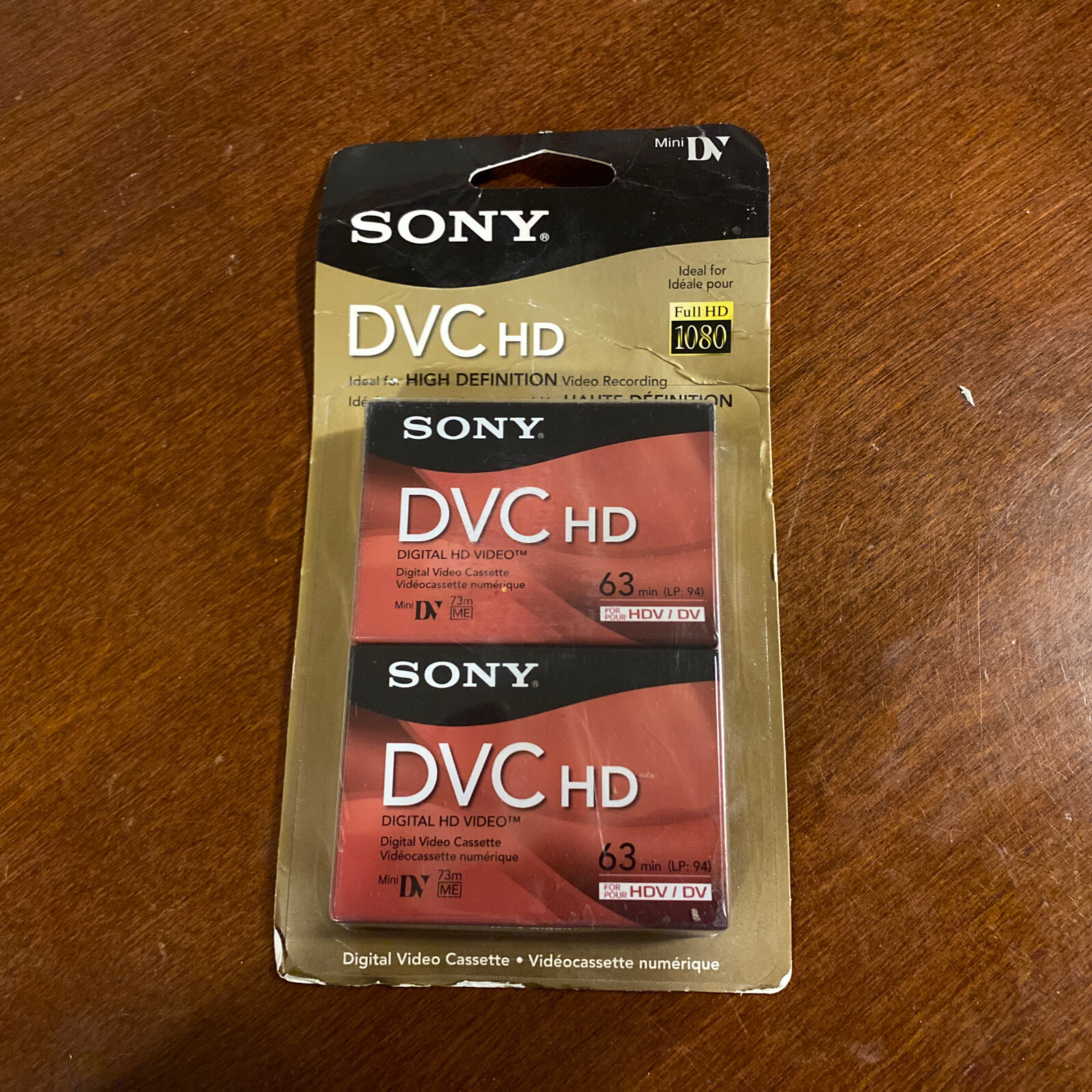 Sony DVC HD Digital Video Cassette Tapes Dvm63hd Mini 1080p for sale ...