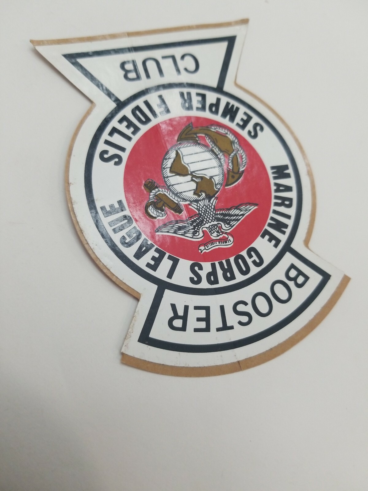 Booster club marine Corps league semper Fidelis Decal Sticker USMF ...