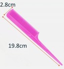 Comb Hair Styling Set Pin Tail Fine Wide Toothed Comb 6 Type Pink ...