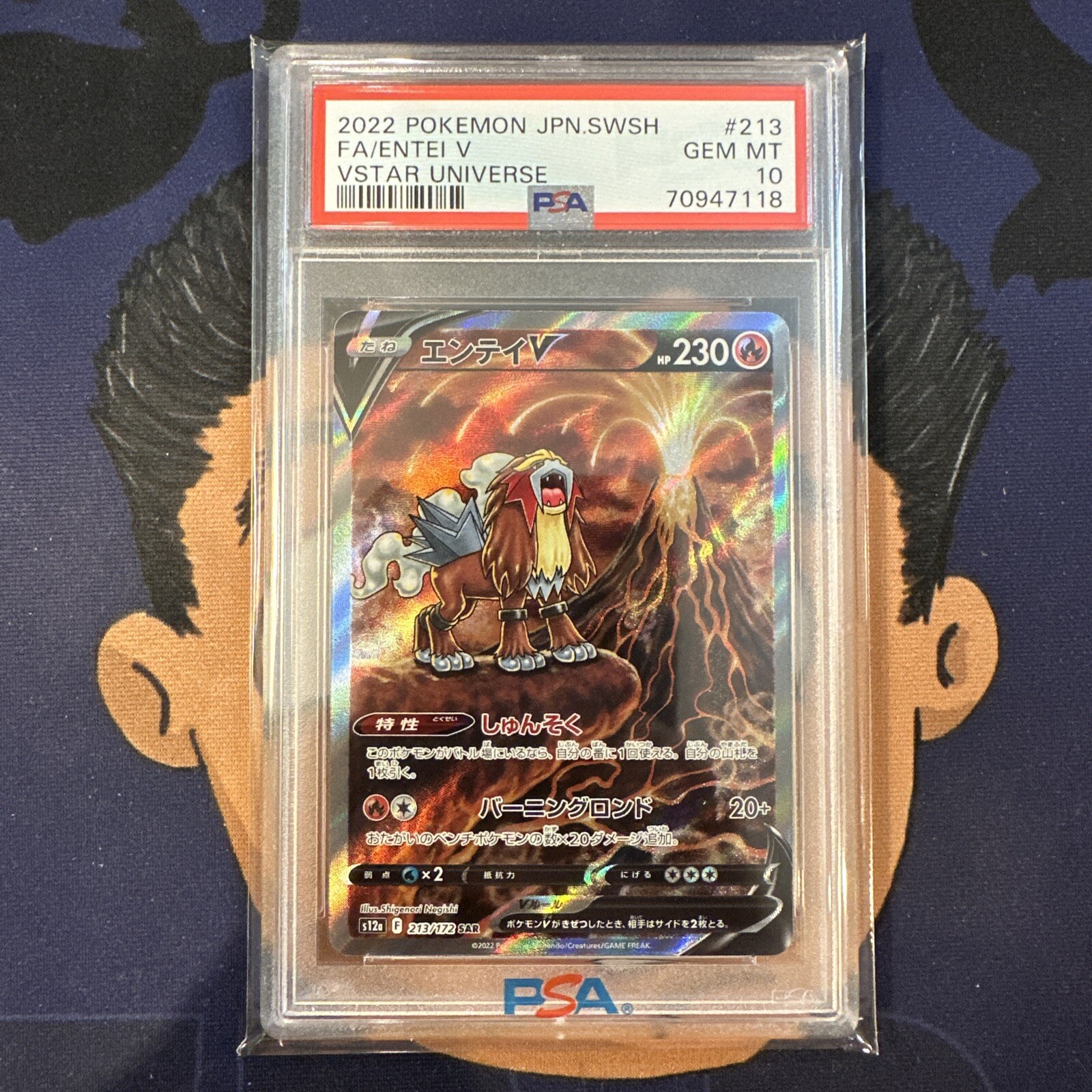 💎PSA 10 GEM 2022 Pokemon Vstar Universe Japanese ENTEI V #213 Full Art ...