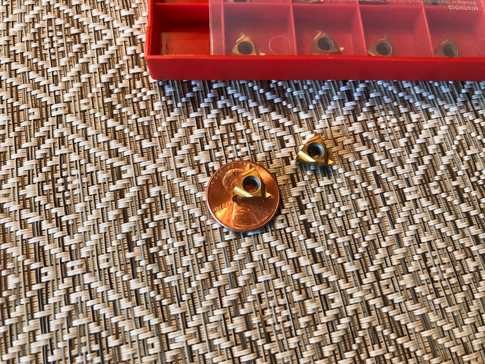 Carbide Insert, 11 IR A 60 LDA, Internal Threading Tool Insert, Tin ...