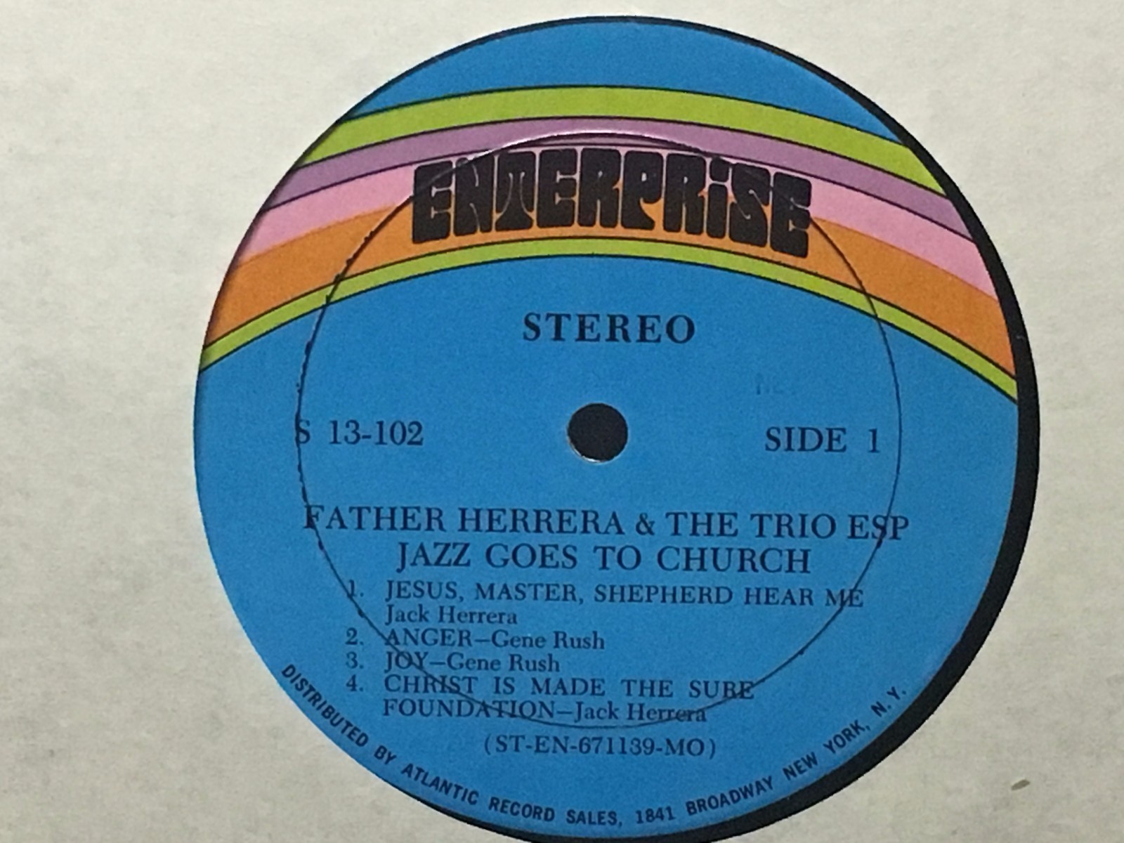FATHER HERRERA -Jazz Goes to Church ~ENTERPRISE 102 {orig} w/Steve ...