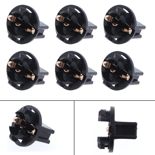6x 194 Instrument Panel Cluster Light Bulb Lamp Dashboard Sockets Plug ...