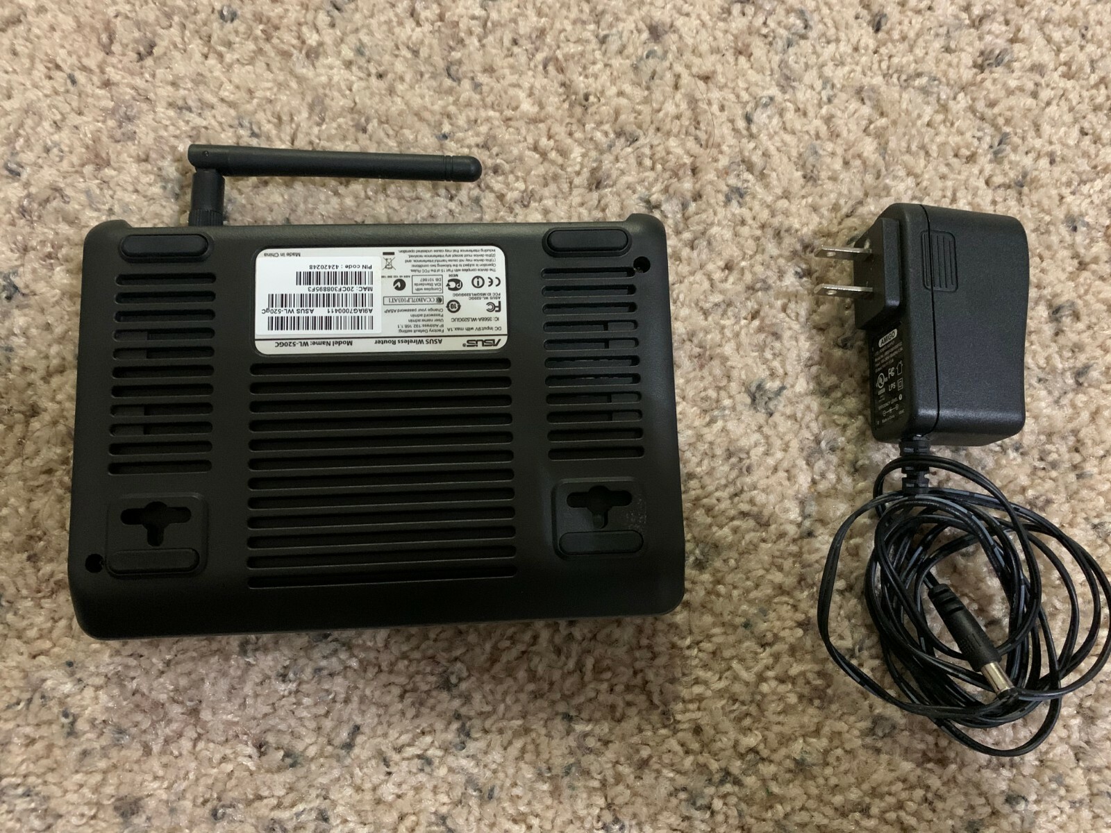 ASUS WL-520GC Broad Range Wireless Family Router - excellent condition ...