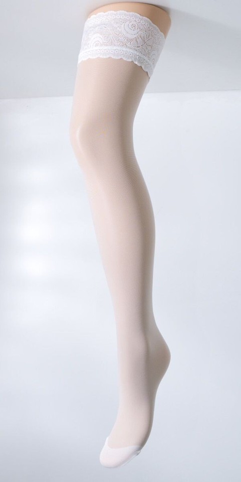Trasparenze Rosy Lace Top Hold Up Stockings 20 Denier Sheer Matte ...