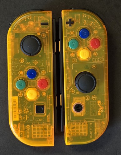 Custom Nintendo Switch Joy Con Controller! Fire Orange Nintendo 64 Joy ...