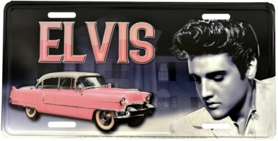 Elvis Presley Pink Cadillac License Plate | eBay