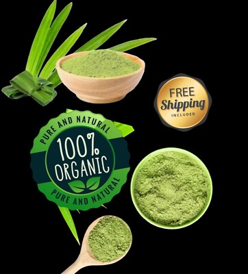 Dried Pandan Leaf Powder Pure Organic Dehydration Quality Ceylon Rampe ...