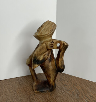 Vintage Rare Native Shona African Carved Stone Tribal Statue Sculpture ...