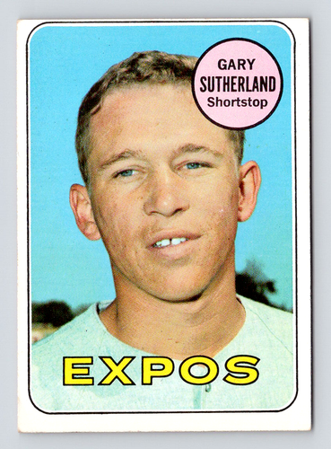 1969 Topps Card, #326 Gary Sutherland, Montreal Expos | eBay