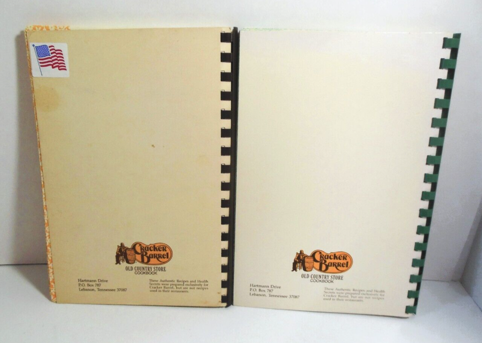 Cracker Barrel Old Country Store Cookbook LOT Old Timey Recipes ...