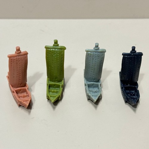 8pcs Ship Sail Boat Tokens Miniatures Tsuro of the Seas Board Game ...