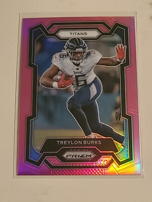 2023 Panini Prizm Treylon Burks Pink Tennessee Titans #291 | eBay