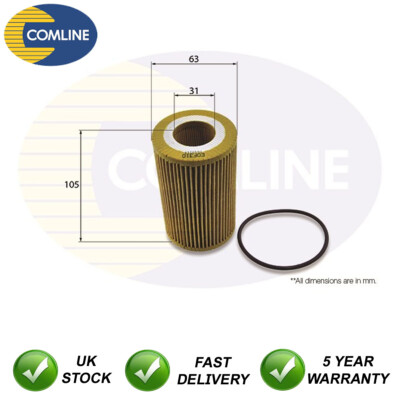 Oil Filter Comline Fits Audi A5 2009-2017 A4 2008-2015 3.0 4.2 + Other ...