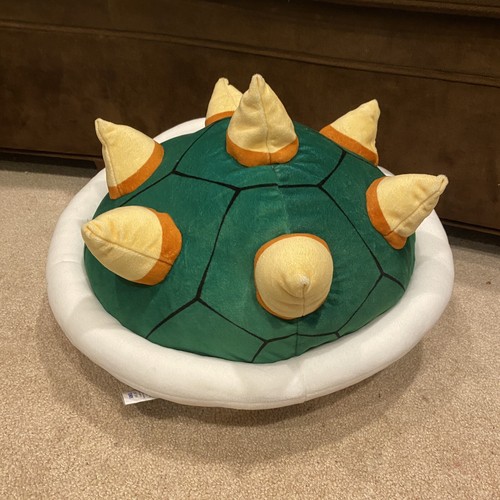 TOMY Club Mocchi Bowser Shell 15" Soft Cuddle Pillow Mega Plush Plushie ...