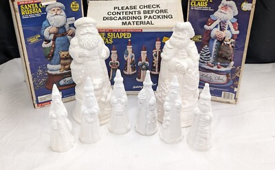 Vintage Wee Crafts Ready to Paint Kit Santa Claus Bundle | eBay
