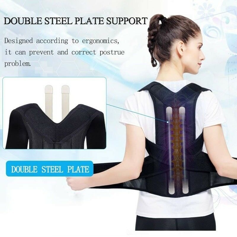 Heavy Duty Lift Lumbar Lower Back Waist Support Belt Brace Suspenders ...